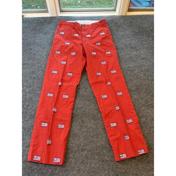 Pants | Castaway Nantucket Island Pants Mens 32 Nantucket Red Critter ...